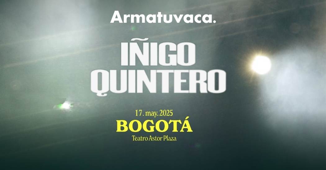 Boletas Iñigo Quintero | Bogotá | 2025 | Alcancías Armatuvaca
