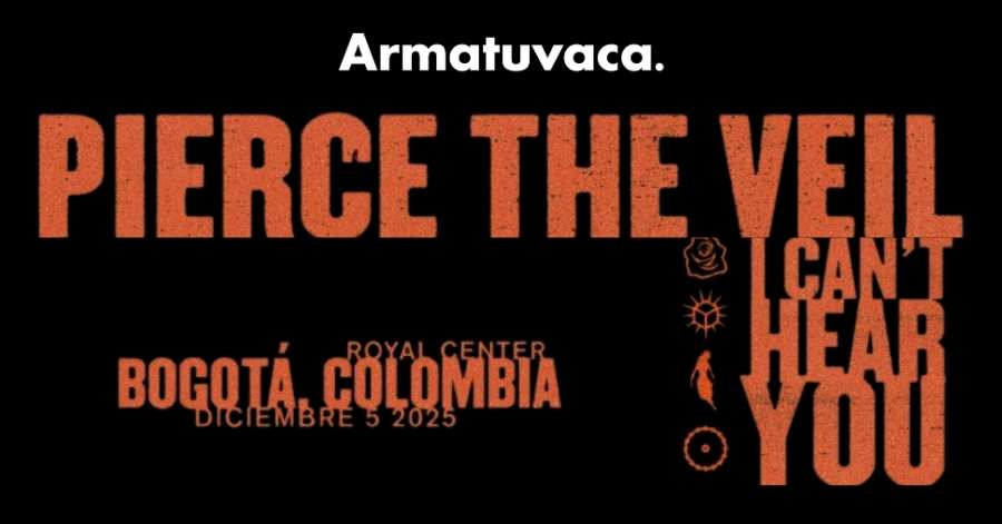 Boletas Pierce The Veil | Bogotá | 2025 | Alcancías Armatuvaca